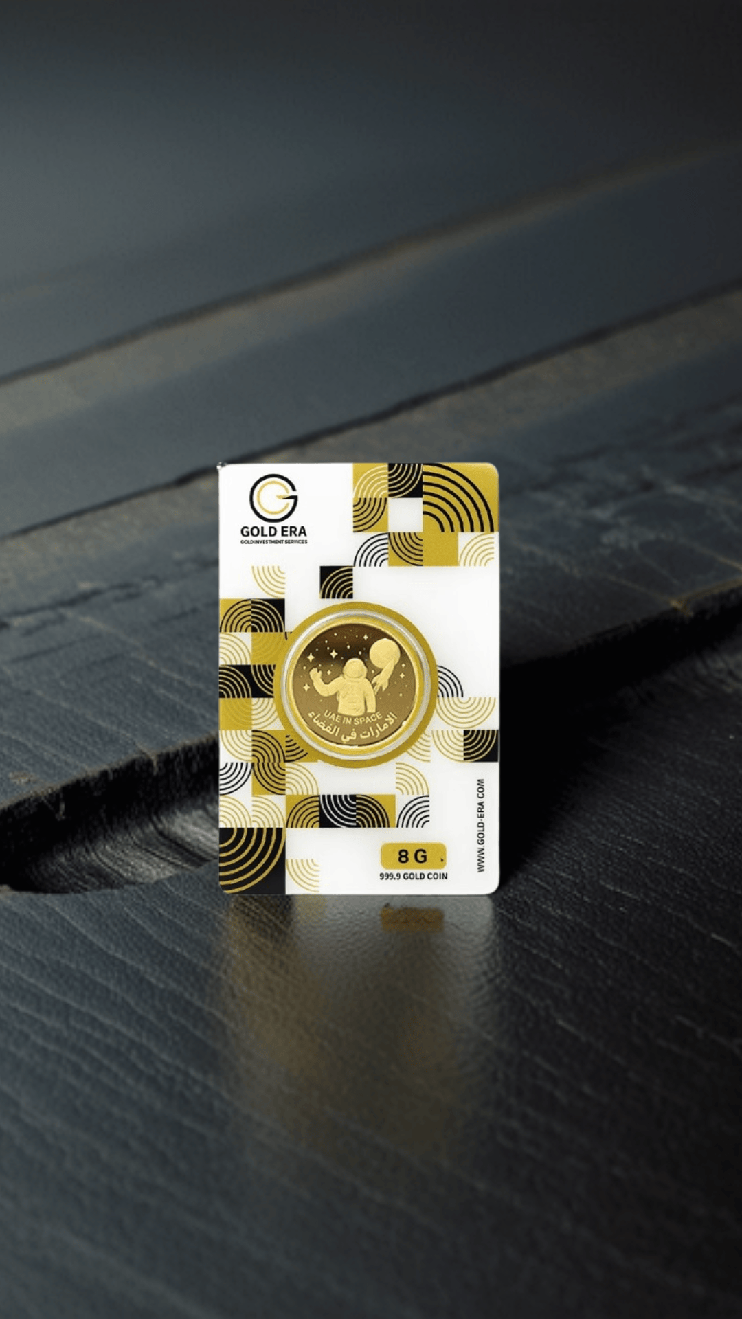 8g Gold Coin 24K (Half Ounce) – UAE in Space Design – Karat World Jewellry