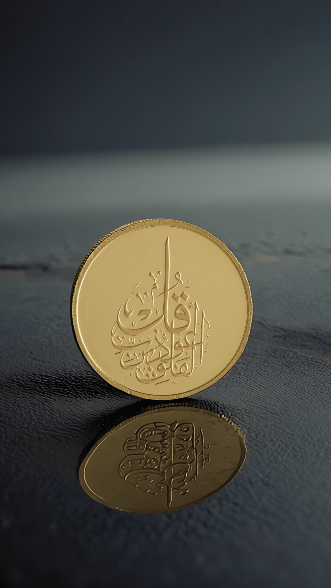 15.55g Gold Coin (Half Ounce) – (Sourat Al Falaq) Design – Karat World ...